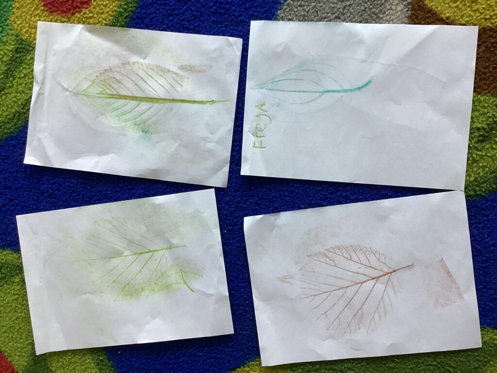 Creating with Materials – Leaf Rubbing – St Peter's Catholic Primary ...