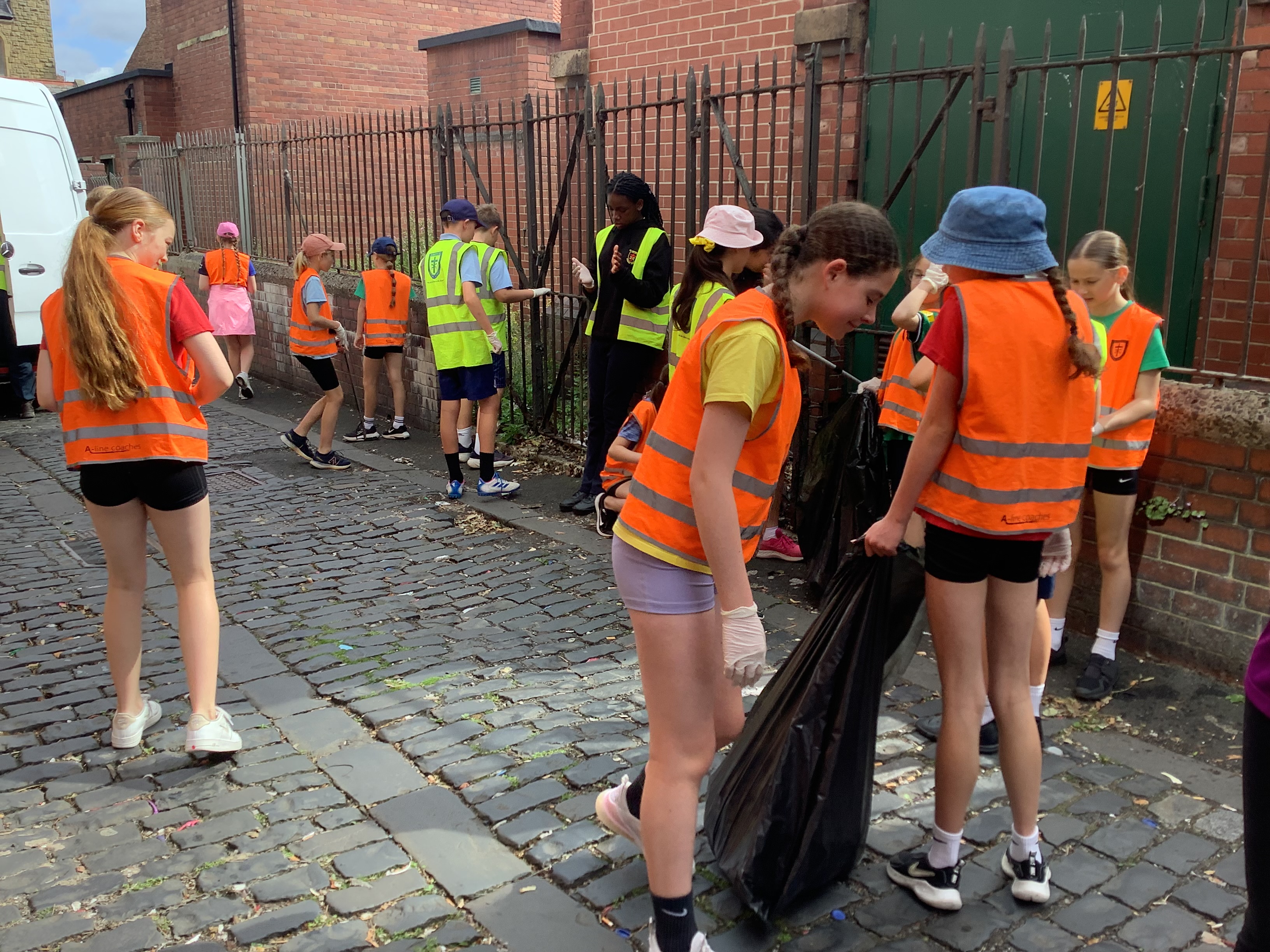 Year 6 Litter Pick – St Peter's Catholic Primary School, Low Fell